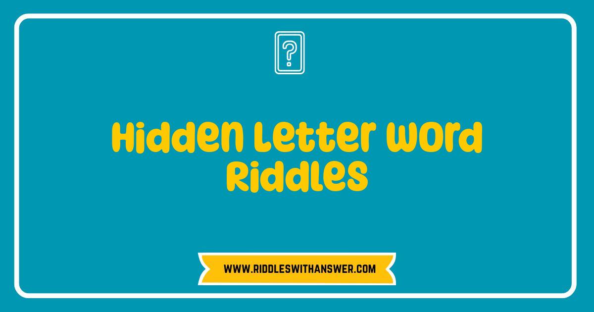 150 Best Easy Word Riddles to Sharpen Your Mind and Have Fun - Riddles ...