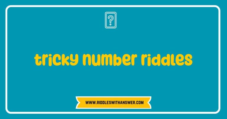 150 Best Number Riddles With Clues That Will Crack Your Brain - Riddles ...